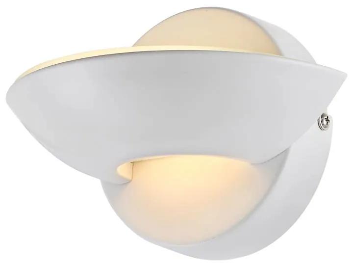 Nástěnné LED osvětlení SAMMY, 4,5W, teplá bílá, bílé Globo SAMMY 76003