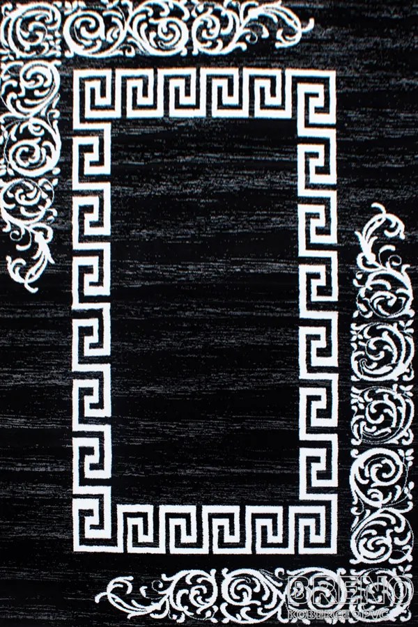 Moderní kusový koberec Miami 6620 Black | černý Typ: 80x300 cm