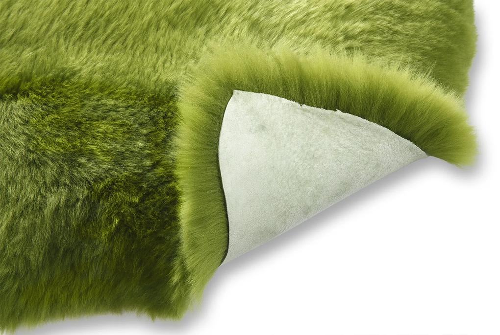 Wooline ovčí kůže North 110 x 60cm hráškově zelená