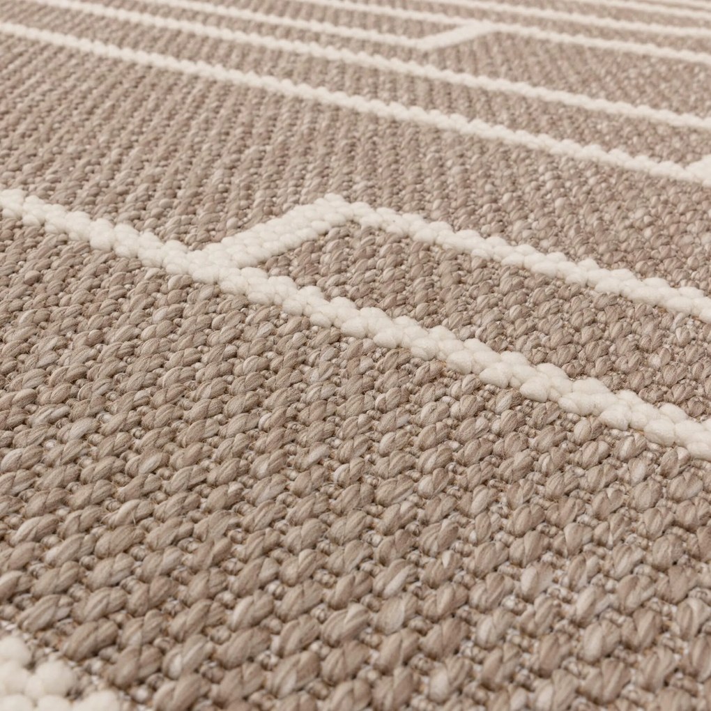 Tribeca Design Kusový koberec Sides Track Sand Rozměry: 80x150 cm