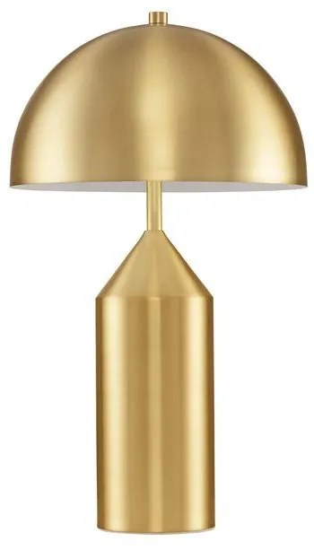 Nova Luce Stolní lampa BOLT mosazný zlatý kov E27 1x12W