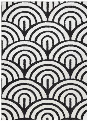Dywany Łuszczów Kusový koberec Mode 8629 cream/black ROZMĚR: 140x190