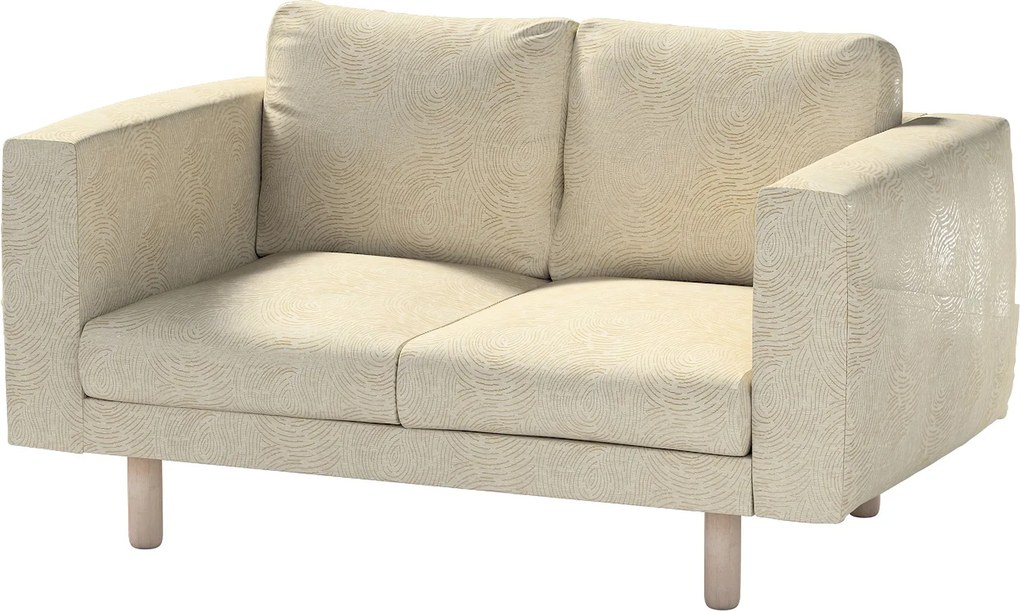 Potah na pohovku IKEA Norsborg 2-místná barva béžová látka lesklé, pletený vzor, vzorované
