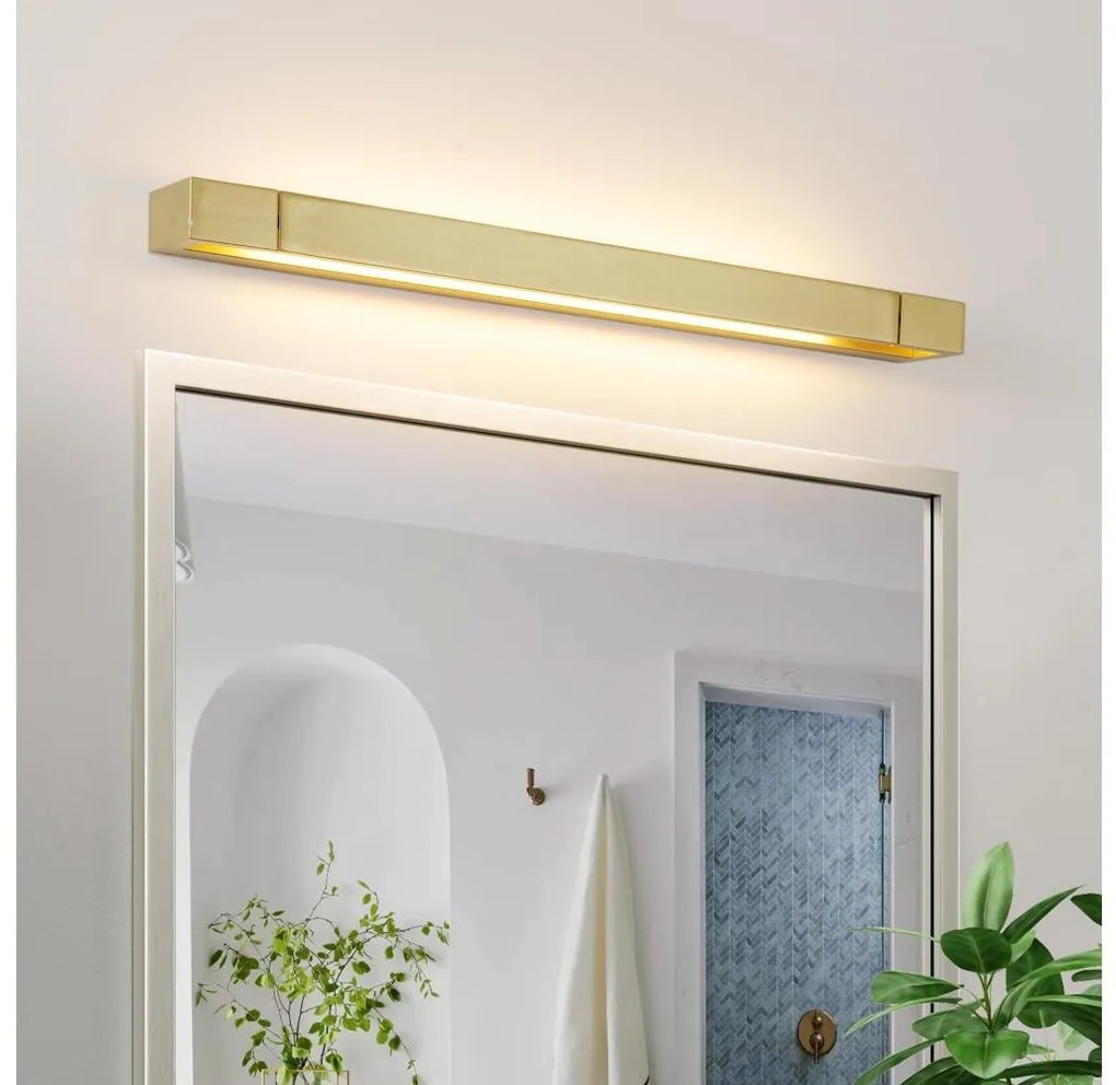 Brilagi-LED Koupelnové osvětlení zrcadla AQUA LINE LED/18W/230V 60 cm IP44 zlatá BRI316