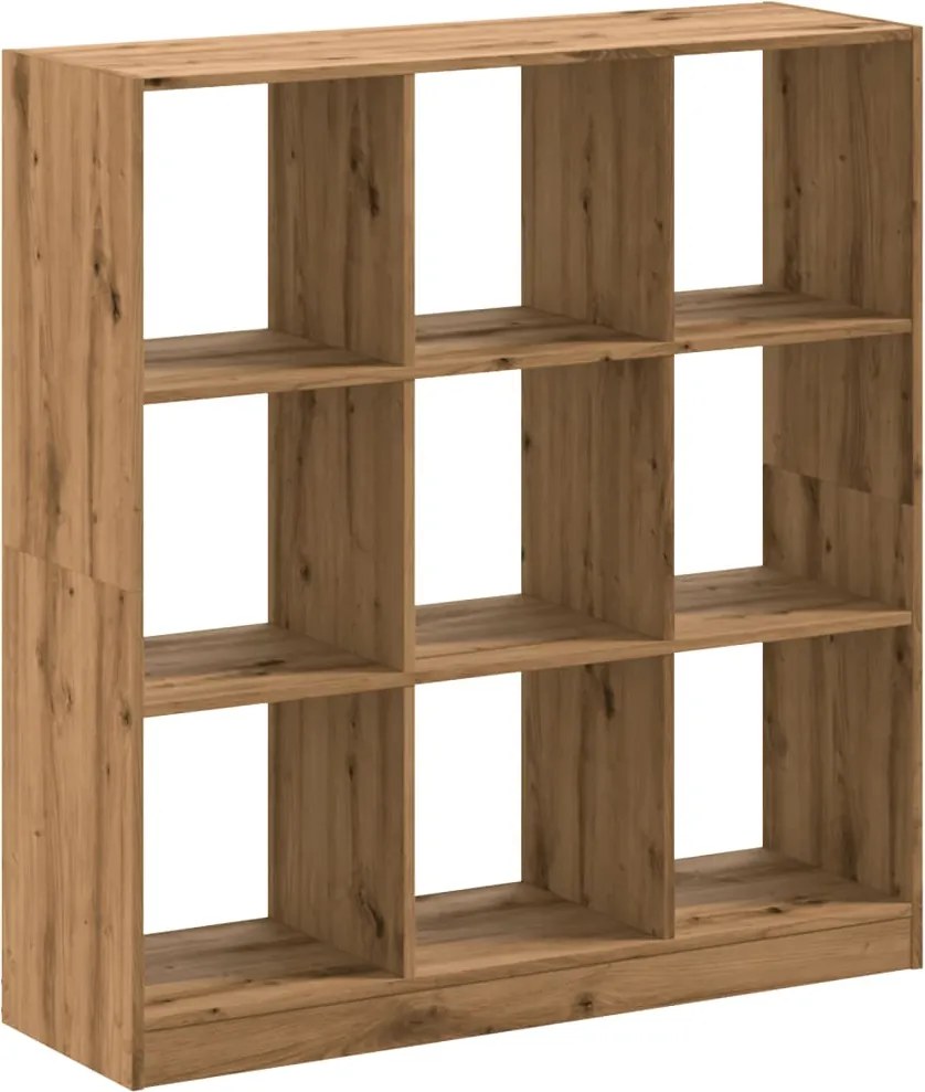 Knihovna dub artisan 102 x 32 x 108 cm kompozitní dřevo 3307845