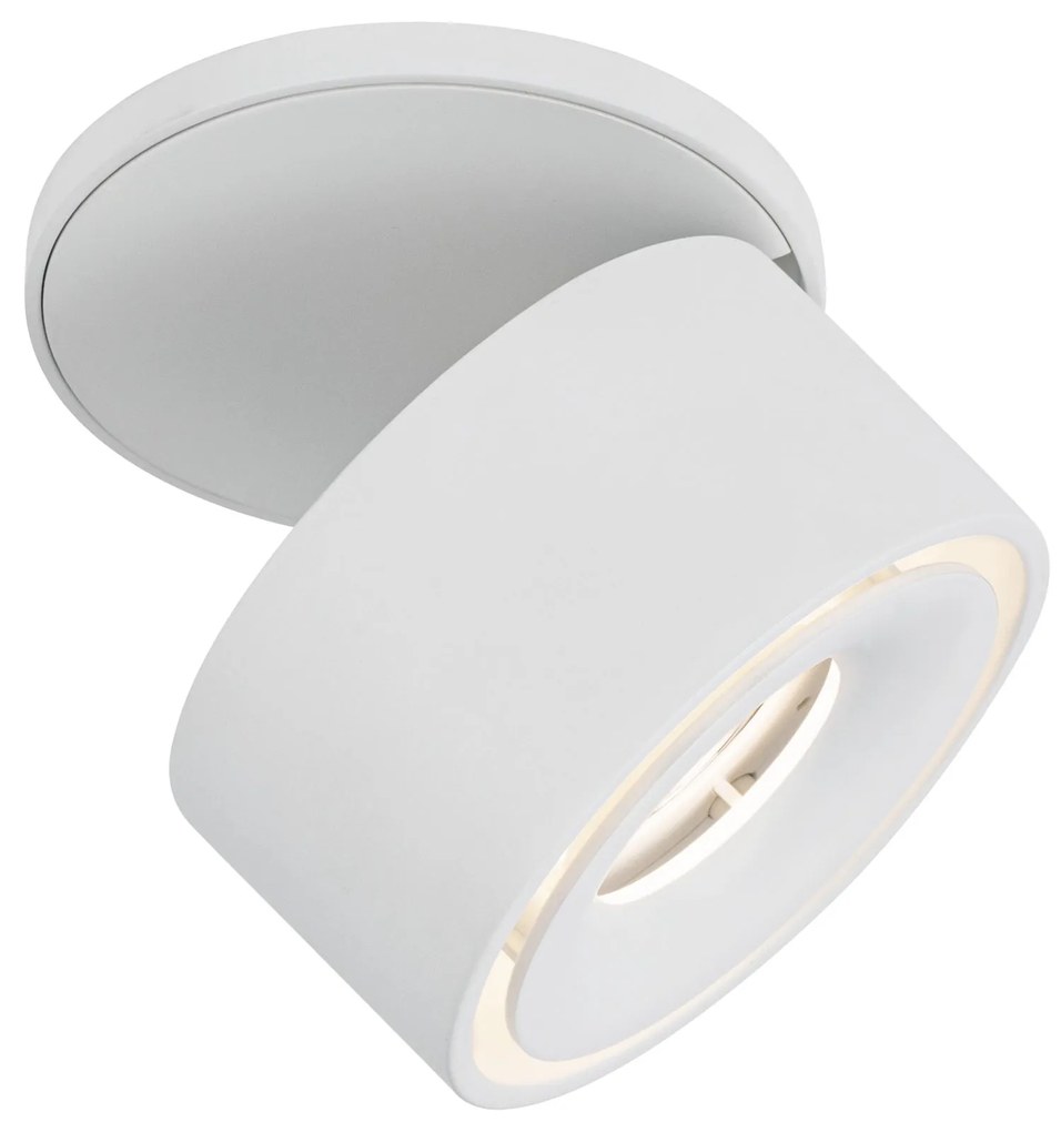Paulmann 93372 Spircle, bílá zápustná bodovka, 8W LED 3000K, prům. 7,8cm