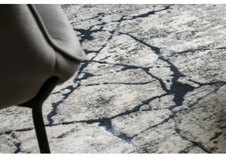 Moderní koberec TULS strukturální, střapce 51320 Mramor slonová kost velikost 200x290 cm | krásné koberce cz