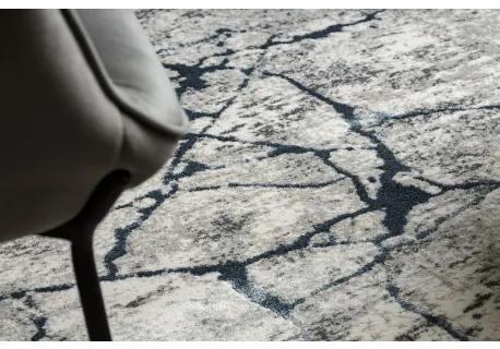 Moderní koberec TULS strukturální, střapce 51320 Mramor slonová kost velikost 240x330 cm | krásné koberce cz