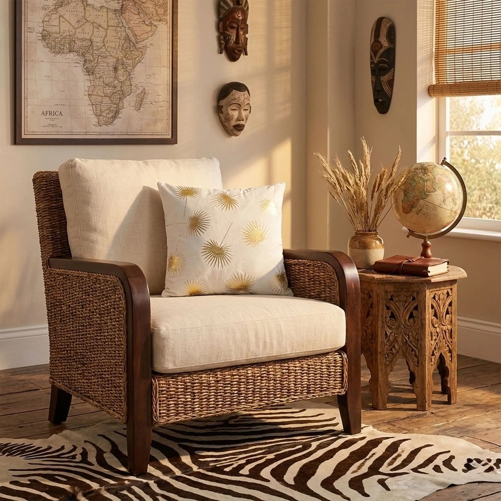 Tutumi Tutumi, povlak na polštář 45x45 cm, vzor BC14, bílá, NAZ-88018
