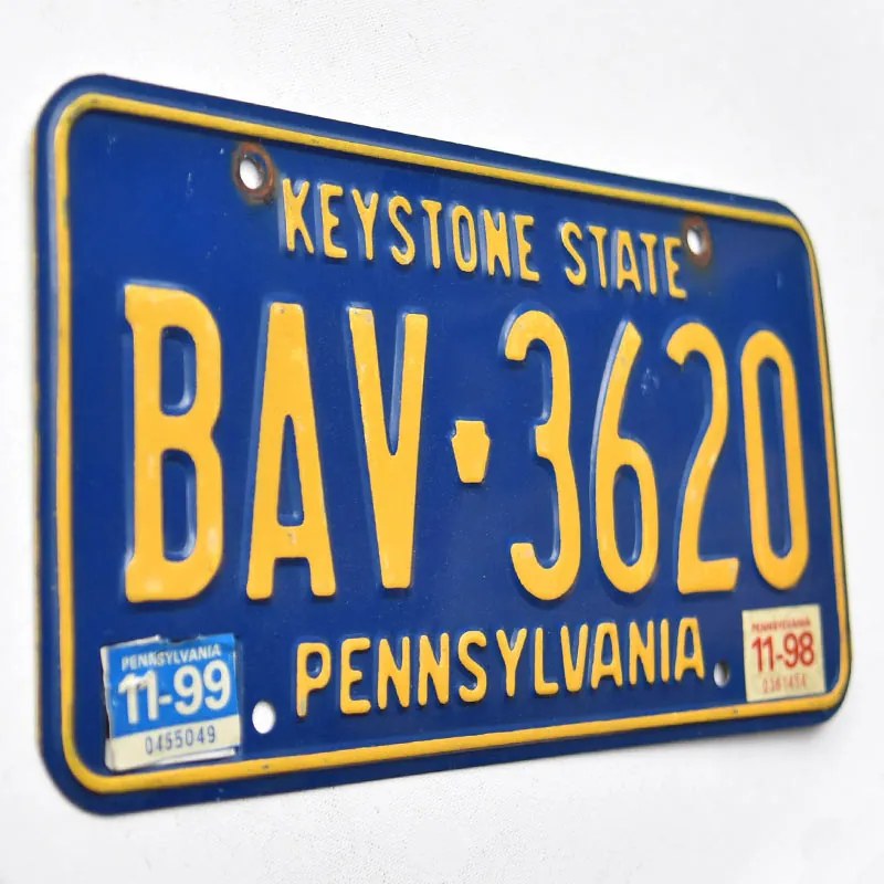 Americká SPZ Pennsylvania Keystone BAV-3620