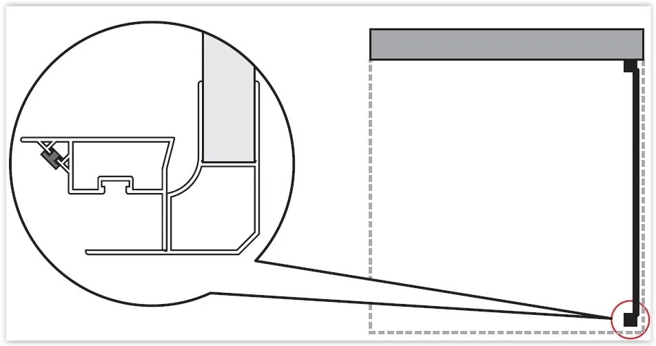 FORTE Sprchová zástěna ANTA FISSA MA BARVA rámu - Bílá, Rozměr A - 70 cm, Rozměr C - 185 cm, Směr zavírání - Univerzální Levé / Pravé, Výplň - Polystyrol 2,2 mm (acrilico) BSAFI70MAP