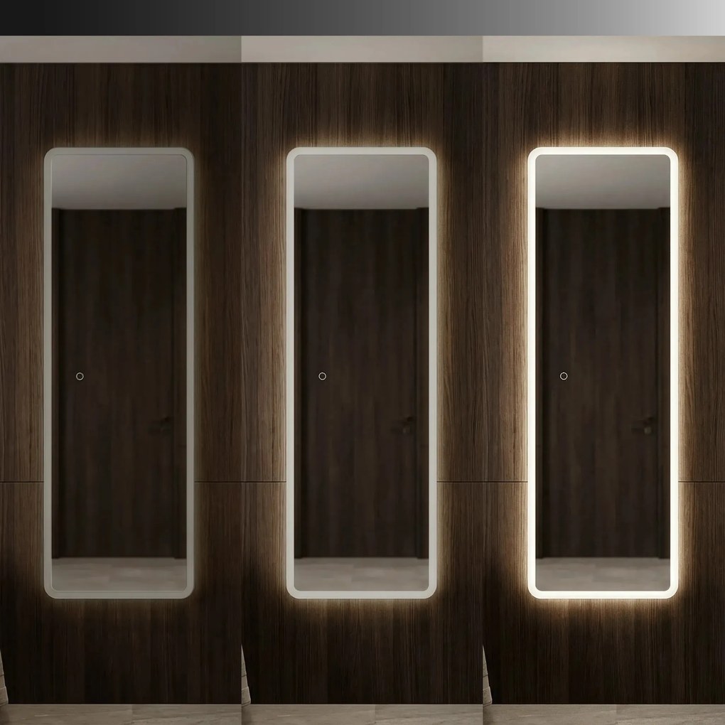 Rea Zrcadlo 150x50 cm s regulovatelným LED osvětlením