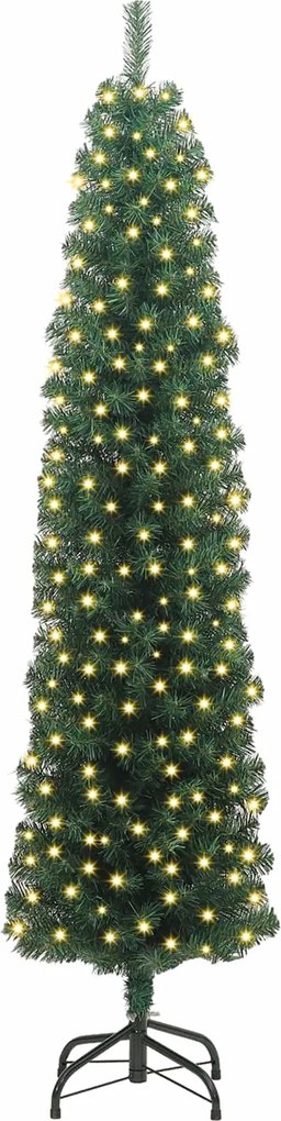 Umělý vánoční stromeček Zelená 180 cm PVC, ocel a plast 3394939