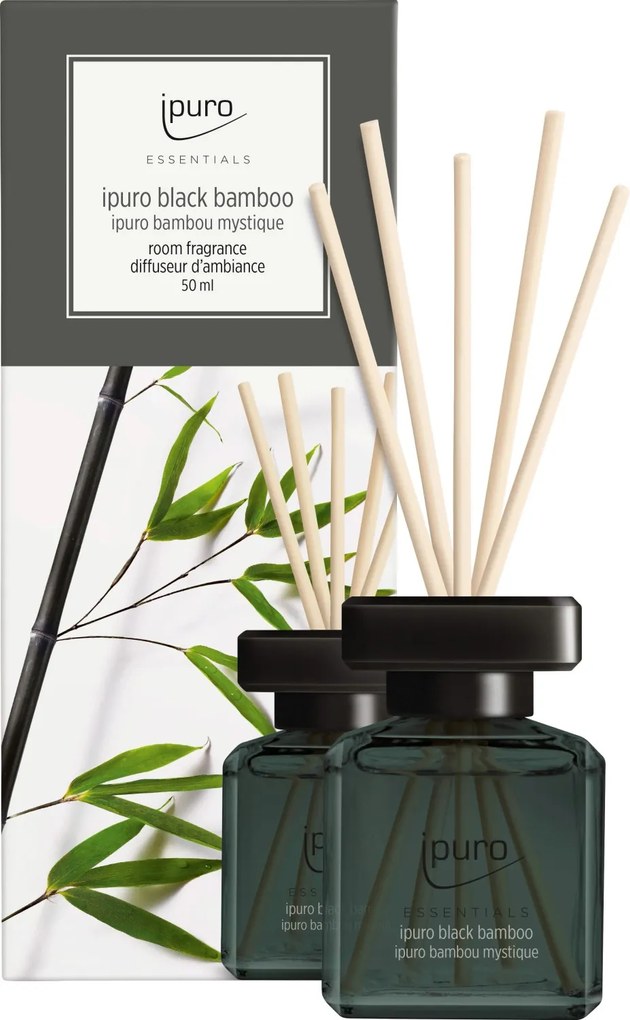 Ipuro Aroma difuzér Essentials, Black Bamboo, 50 ml