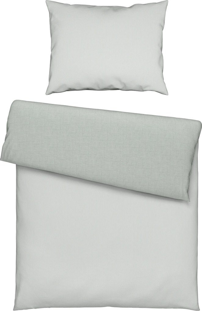 XXXLutz OBOUSTRANNÉ POVLEČENÍ, flanel, zelená, bílá, 140/200 cm Esposa - Povlečení - 005082013201