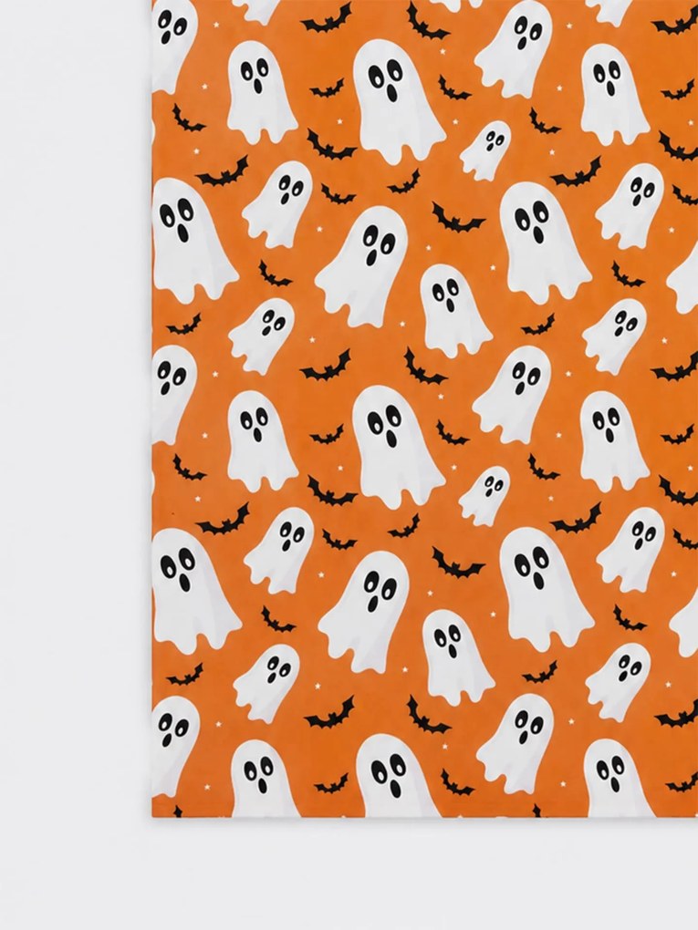 Sinsay - Sada ložního prádla s halloweenským motivem - oranžová