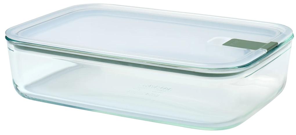 Mepal Skleněný úložný box na potraviny EasyClip Nordic sage 2250 ml