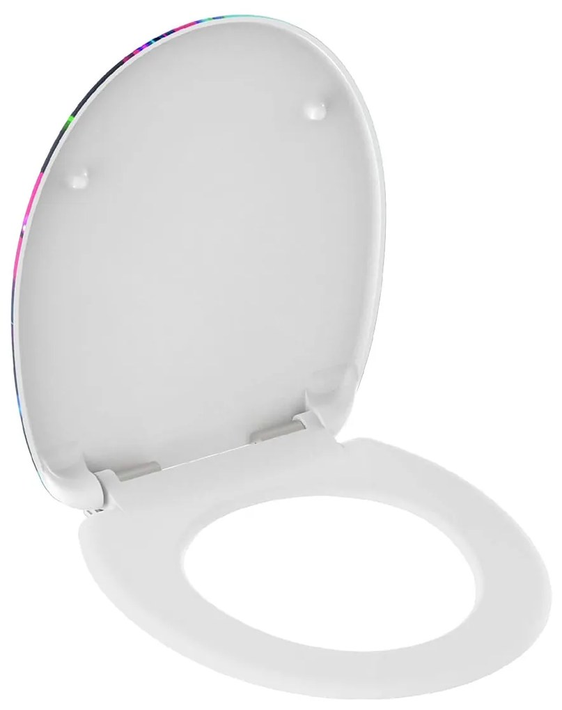 Eisl Sanitär WC prkénko Duroplast Soft Close Neon Paint 82191