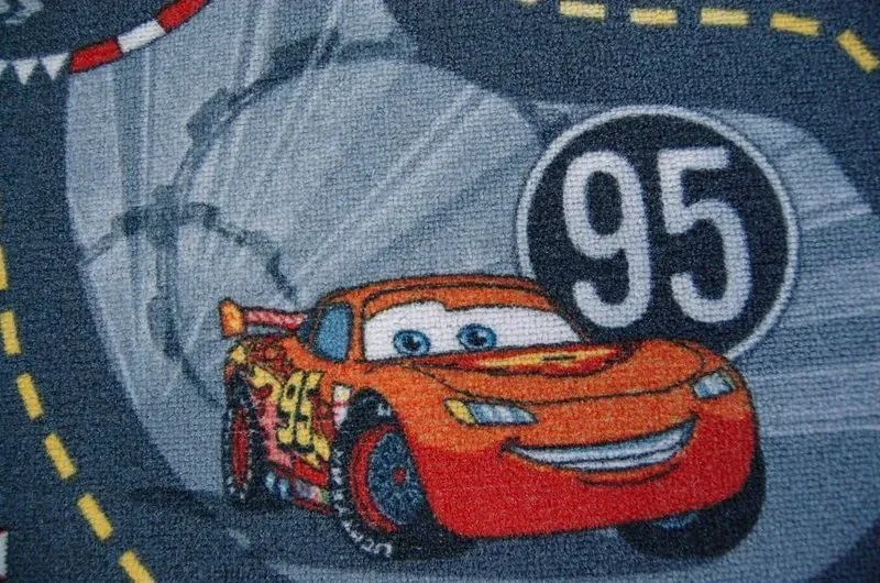Dětský koberec CARS ŠEDÝ