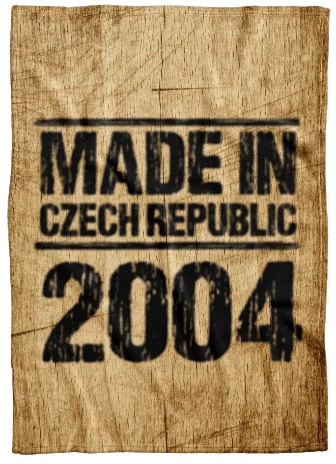 Deka Made In (rok: 2004, Podšití beránkem: NE)