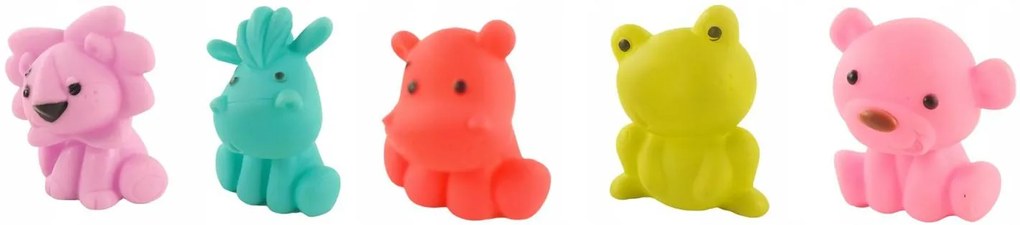Gumové hračky na koupací zoo trubky 0019