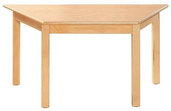 NOVATRONIC - Dřevěný jídelní stůl - lichoběžníkový