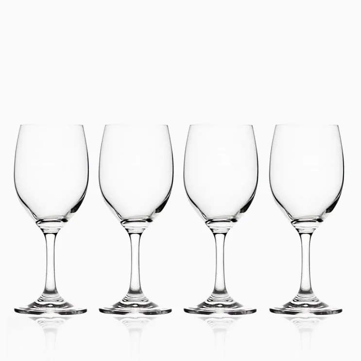Lunasol - Sklenice na bílé víno 250 ml set 4 ks – Basic (321017)