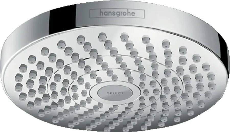 Hansgrohe Croma Select S, hlavová sprcha 180 2jet, chromová, HAN-26522000
