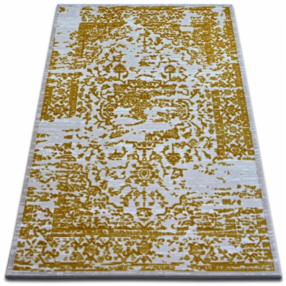 Luxusní kusový koberec akryl Dakota žlutý, Velikosti 160x235cm
