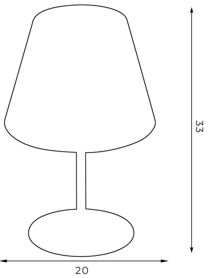 Stolní lampa ARDEN 1xE27/60W/230V pr. 20 cm fialová/zlatá