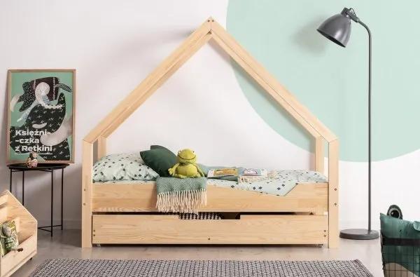 Dětská postel s plůtkem Domeček Loca 1