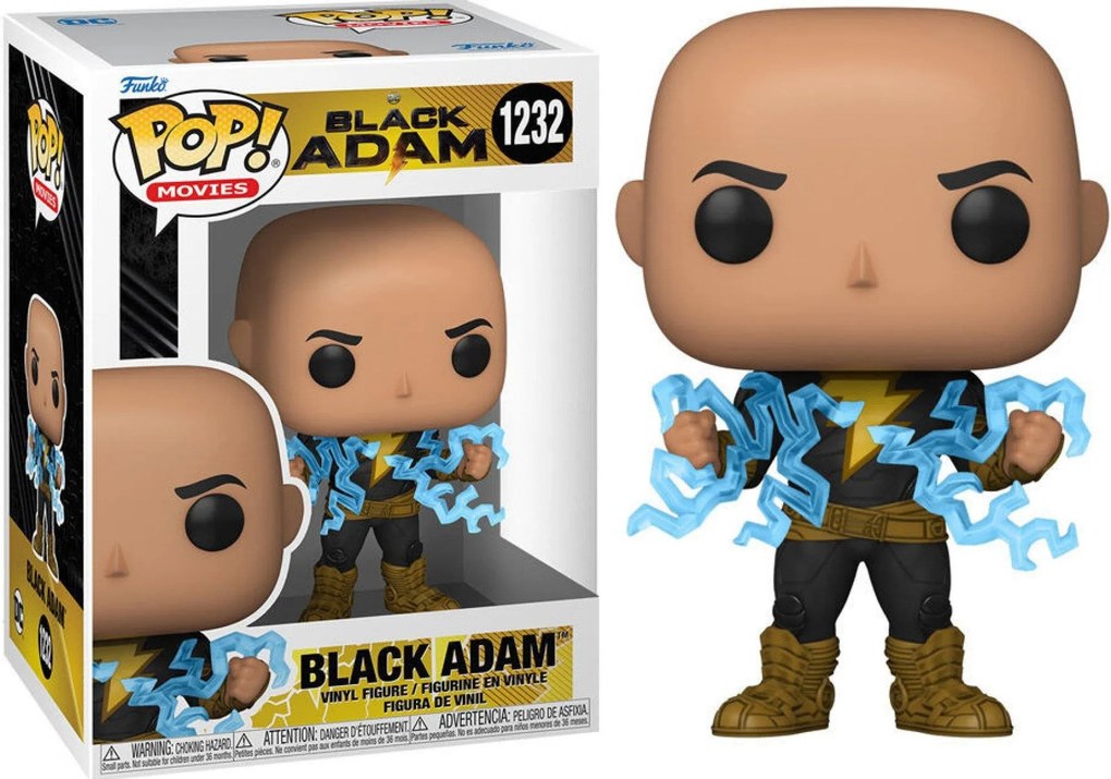 Funko pop movies: black adam - black adam w/glow chase