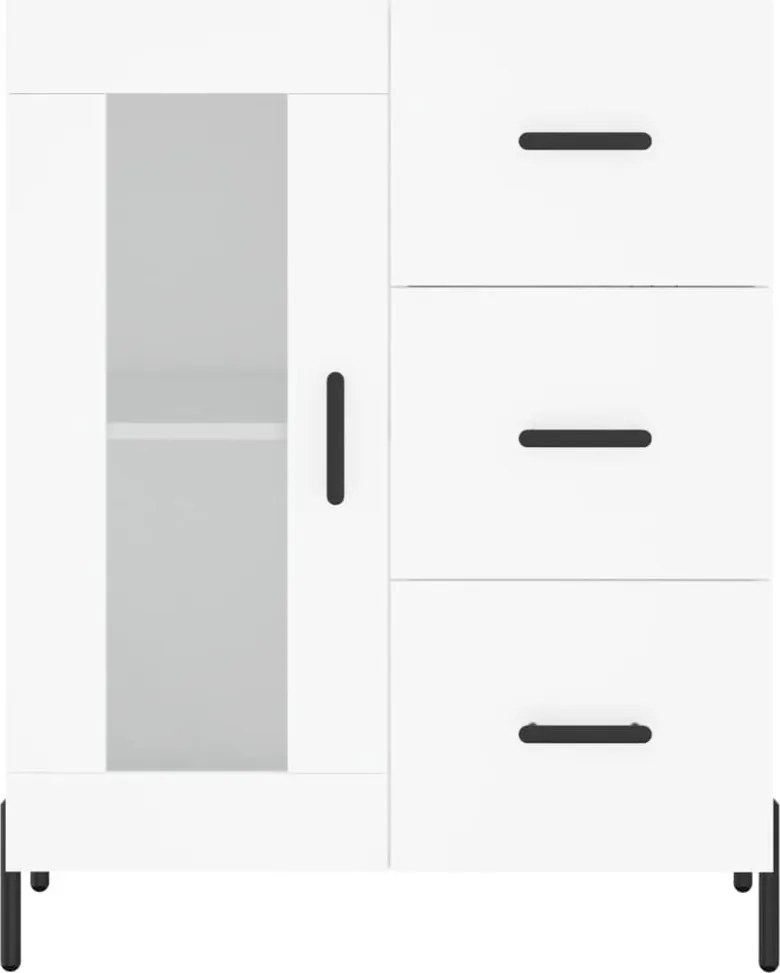 vidaXL Skříň highboard 69,5 x 34 x 180 cm kompozitní dřevo [3198601] Barva: šedá sonoma