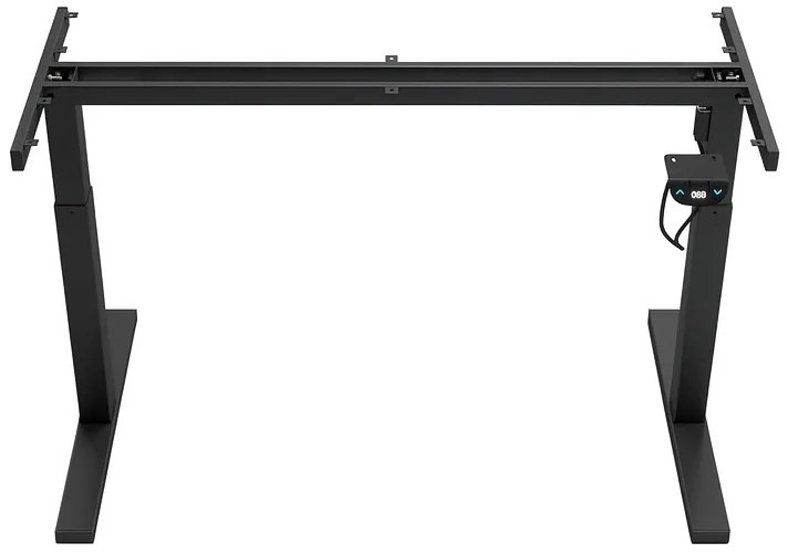 Herní stůl BR04 LOFT s černým rámem 120 cm