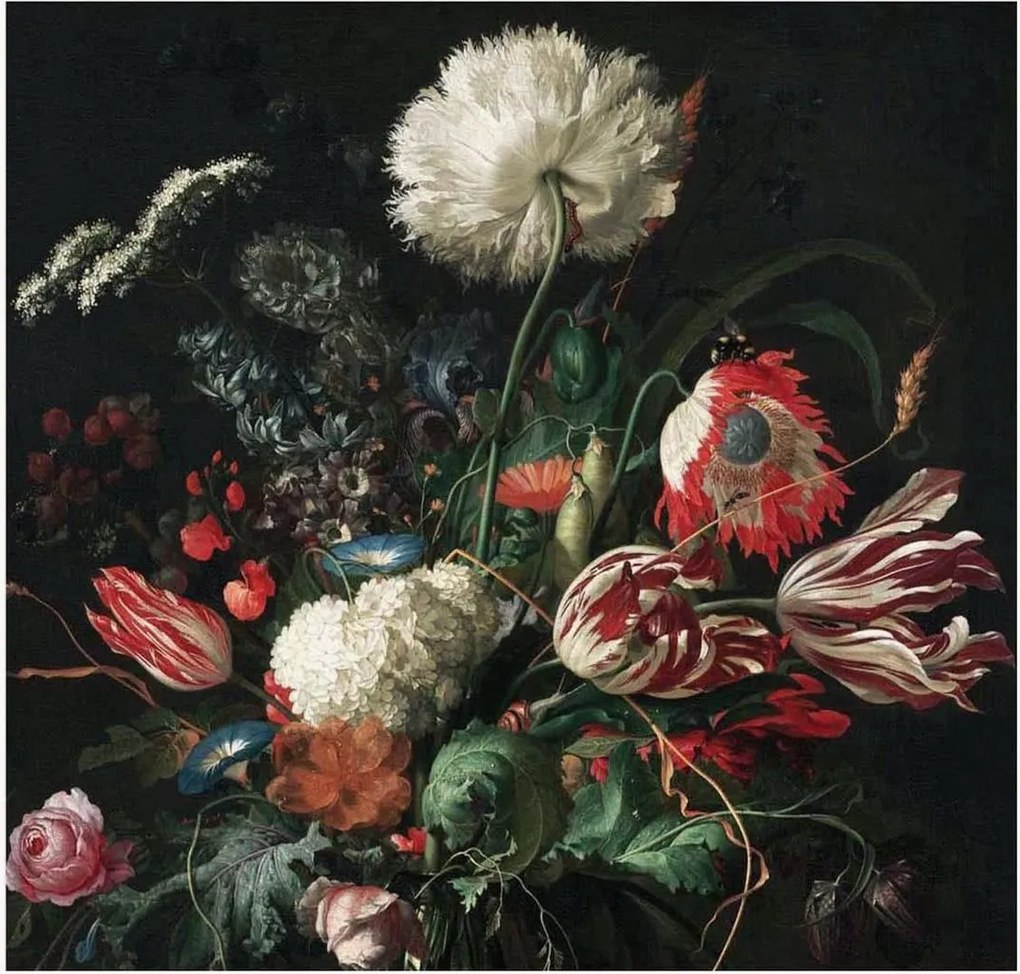 Tapeta Golden Age Flowers I
