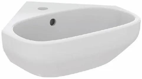 Ideal Standard i.Life A - Umývátko rohové, 450x410 mm, s přepadem, otvor pro baterii, bílá T471101