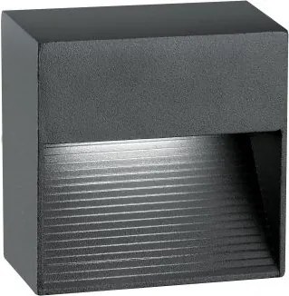 Svítidlo Nova Luce KRYPTON S STEP GREY schodišťové, IP 54, 3 W