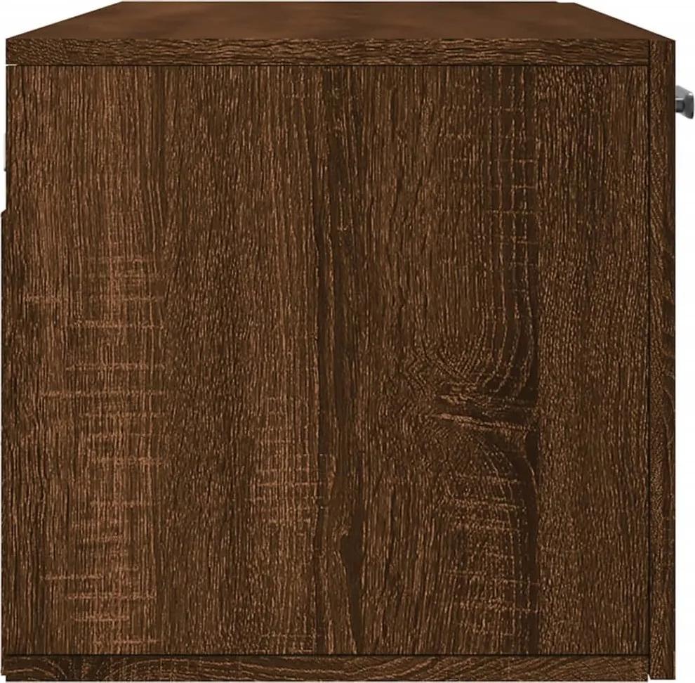 vidaXL Nástěnná skříňka 100x36,5x35 cm kompozitní dřevo [830147] Barva: kouřový dub