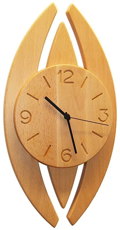Dřevěné hodiny 906