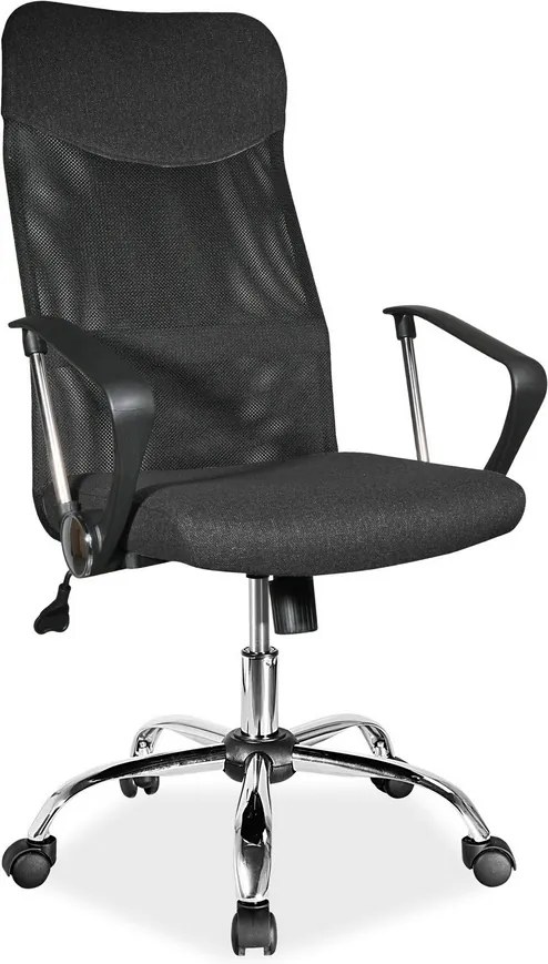 Kancelářská otočná židle v černé barvě KN1033