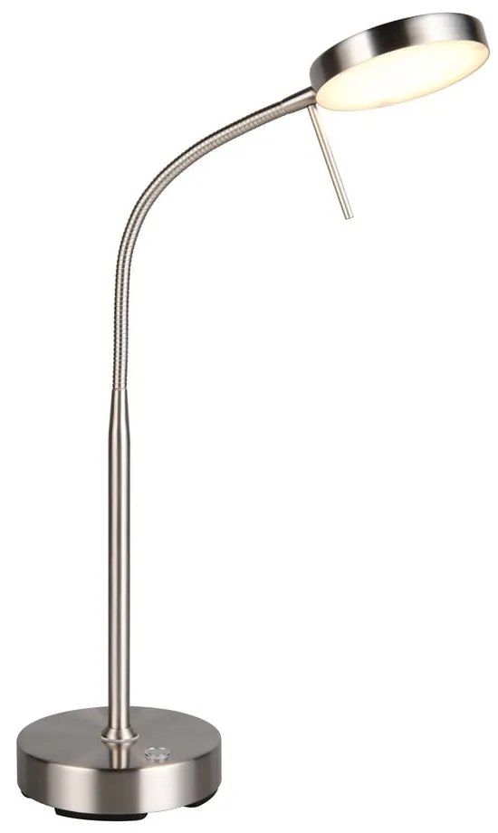 LED stolní lampa ve stříbrné barvě (výška 45 cm) Moreno – Trio