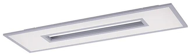 Designové stropní svítidlo bílé RGB včetně LED 100 cm - dlaždice