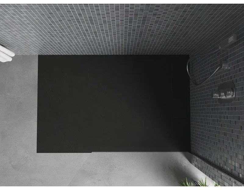 Mexen Otto, SMC obdélníková sprchová vanička 140 x 90 cm, černá, 4N709014