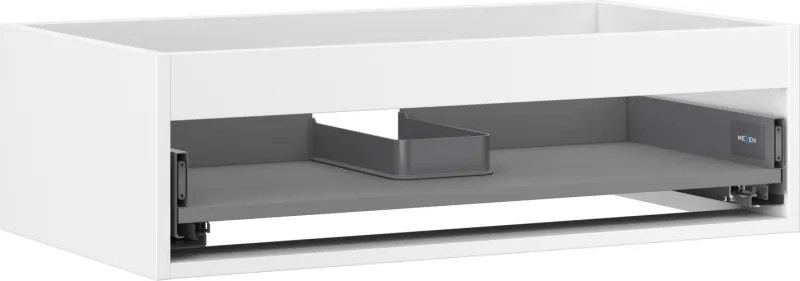 Mexen Box-A, závěsná skříňka 80 cm, 1 zásuvka, bílá matná, 91AX0-0800-235-1-01