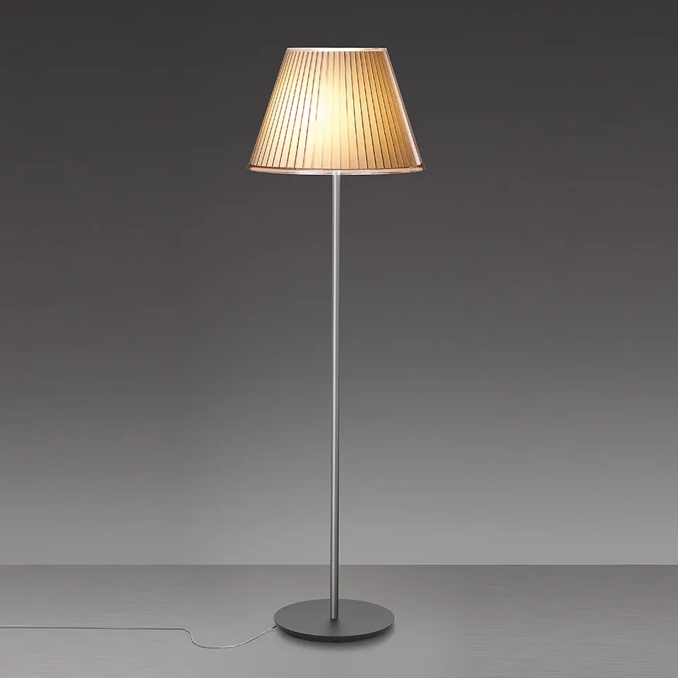 Artemide 1135020A Choose Mega terra, designová stojací lampa se stínítkem z pergamenu, 3x15W E27, 178cm