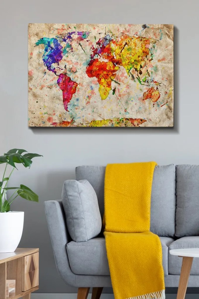 Obraz COLORFUL COUNTRY 70 x 100 cm