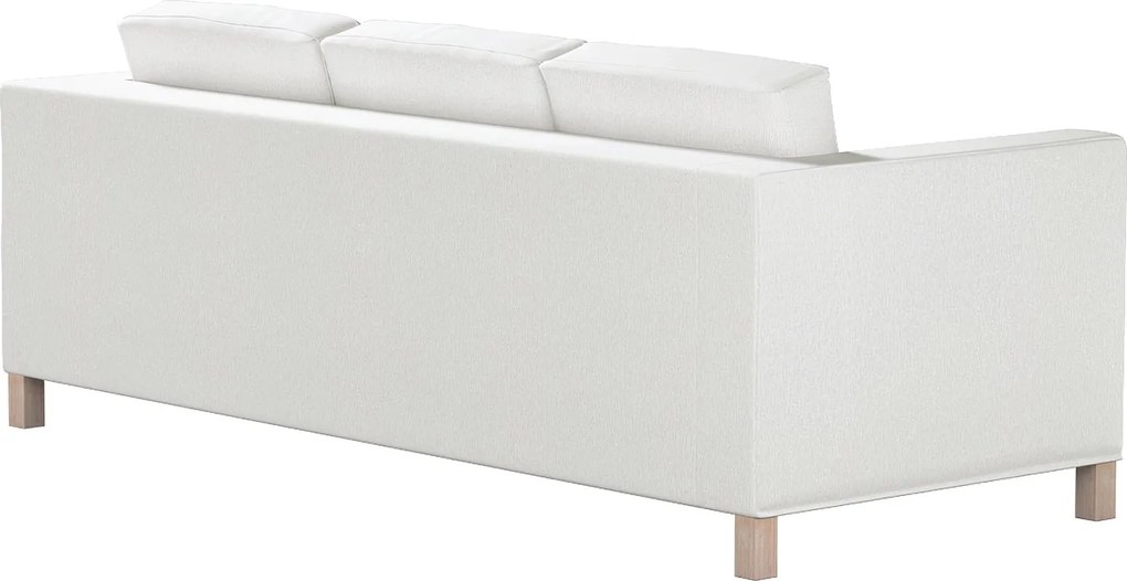 Potah na pohovku IKEA  Karlanda 3-místná nerozkládací, krátký barva krémová látka pletený vzor