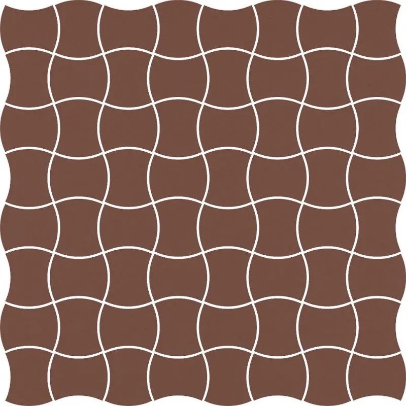 Ceramika Paradyz Dlažba Modernizm Brown Mozaika 30,86x30,86 - 157276