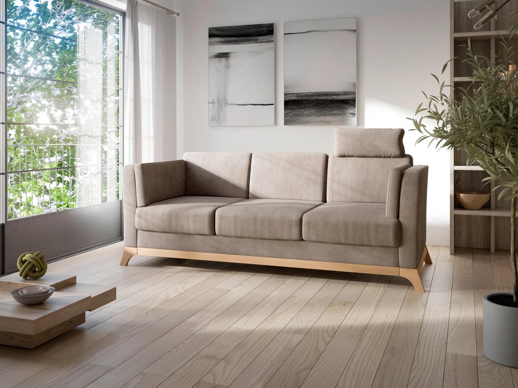 XXXLutz TŘÍMÍSTNÁ POHOVKA, textil, šedohnědá Sit & More - Pohovky - 000144022313
