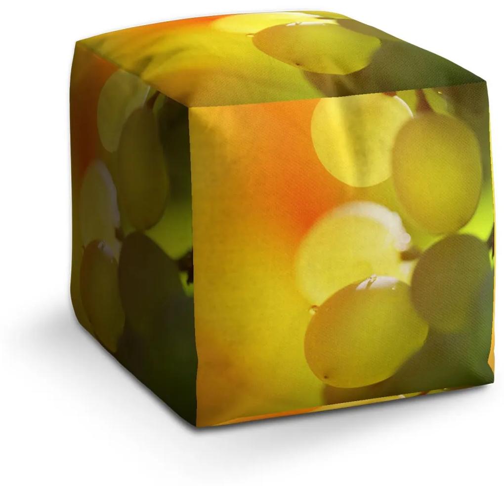 Sablio Taburet Cube Hroznové víno: 40x40x40 cm